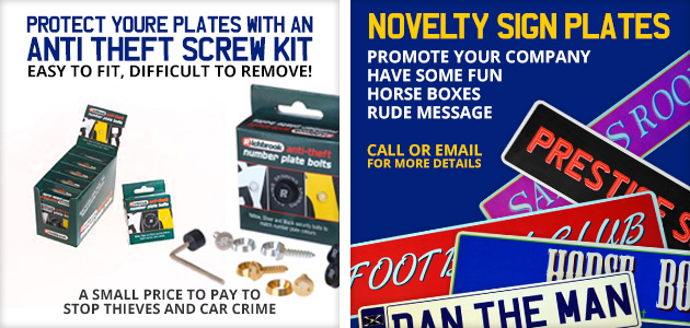 Road Legal Number Plate Makers | Custom Number Plates | Make Your Own ...