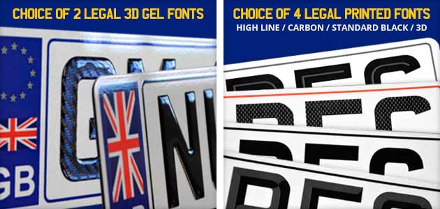 Road Legal Number Plate Makers | Custom Number Plates | Make Your Own ...
