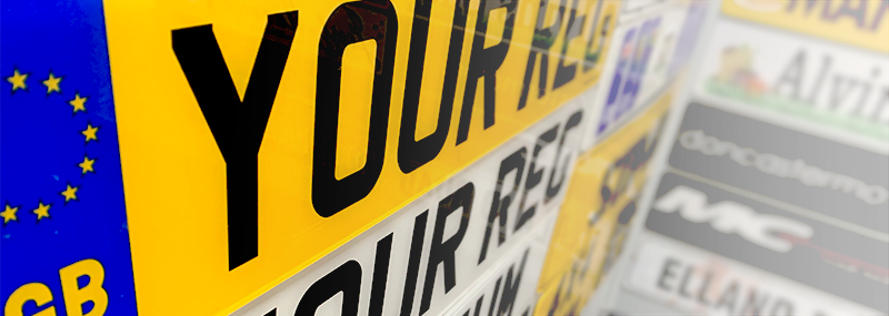 Number Plate Stickers | EU and GB Number Plates