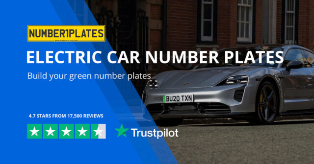 Buy Electric Car & Green Number Plates Online - UK Delivery