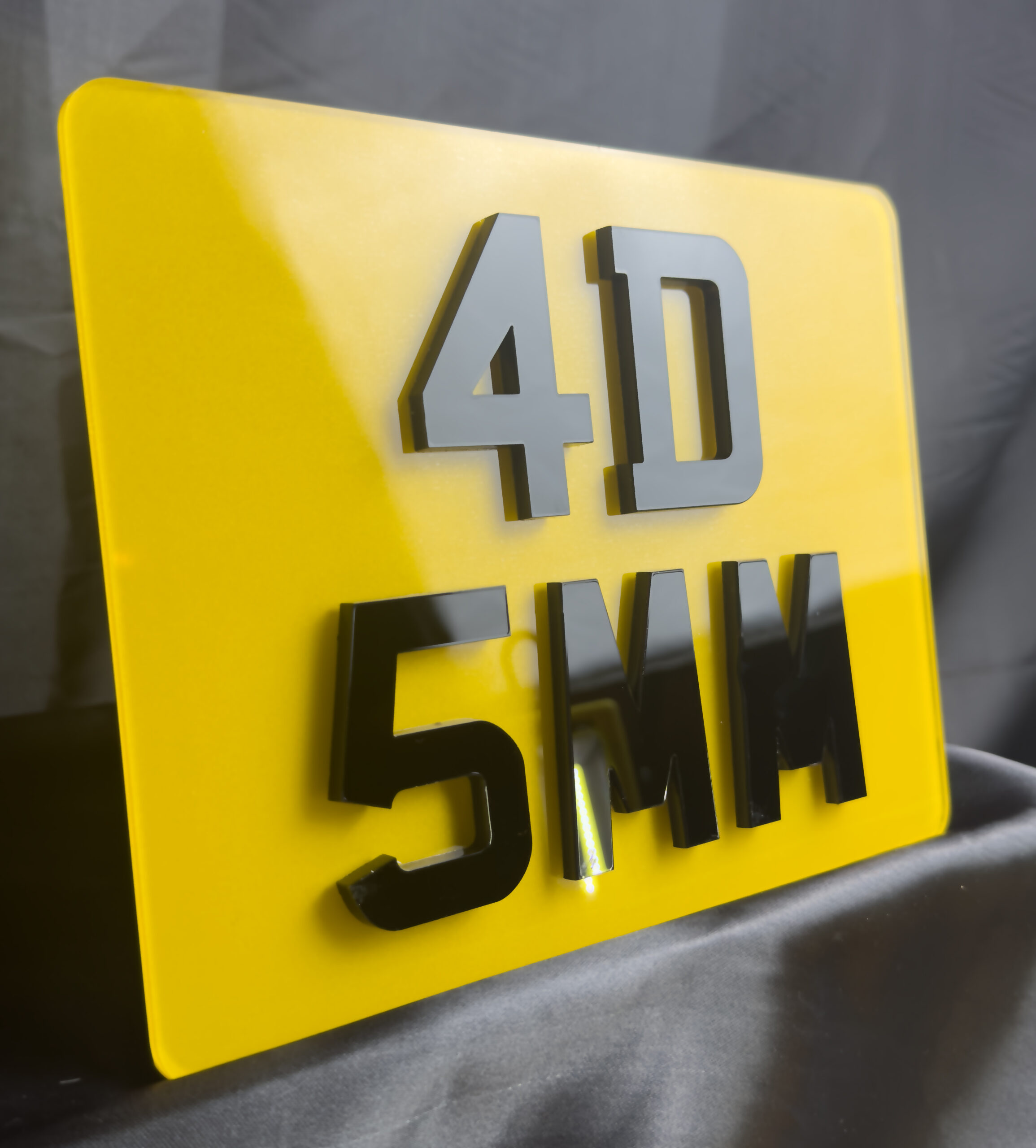 Buy 4D Laser Cut Motorbike Plates Online - UK Delivery